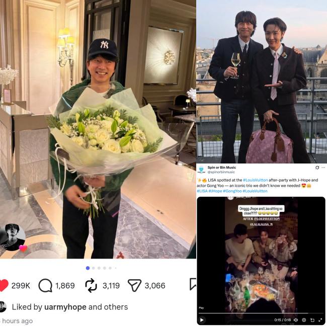 The Photo Of j-hope's 2 Cats “Posted“ By Famous Actor Gong Yoo Is Going ...