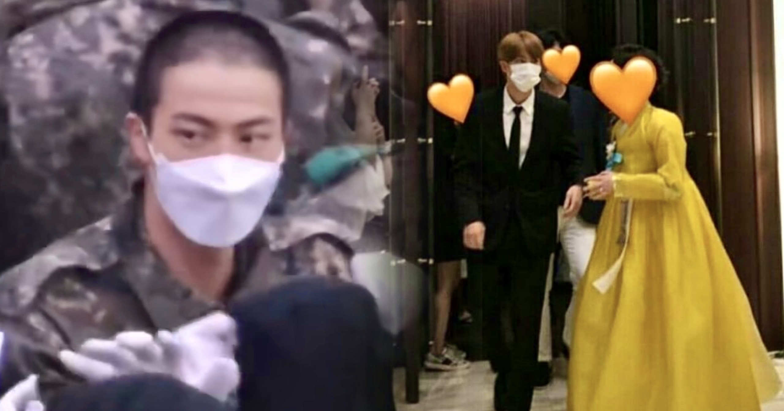 Jin's Parents Received This Honor In His Completion Ceremony For His ...