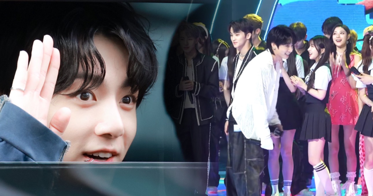 Jungkook's Behavior Towards His Fellow Idols On Inkigayo Stage Is ...