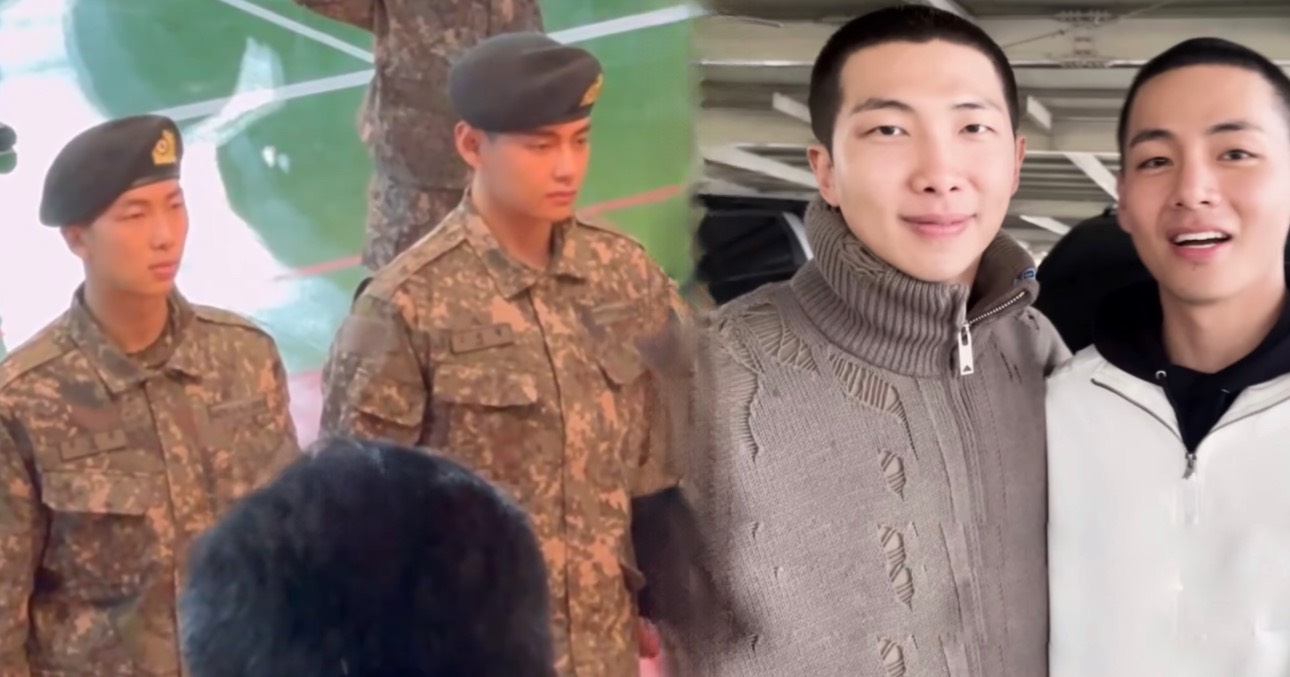 V's Burly Body Compared To RM After 5 Weeks Of Basic Training Shocks ...