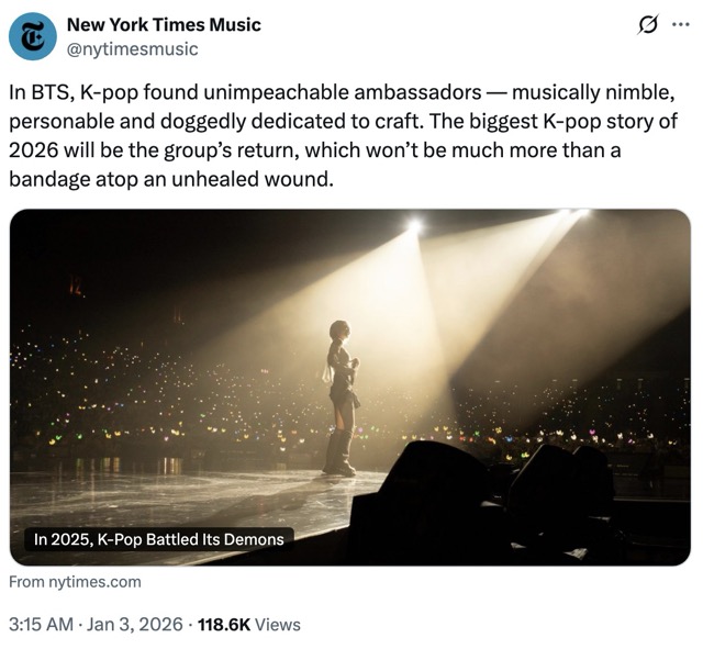 New York Times Accused Of Clout-chasing By Mentioning BTS In The ...