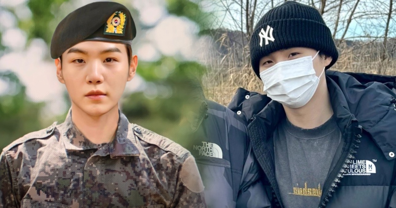 The First News About SUGA Since He Saw Off BTS Members To Enlist Makes ...