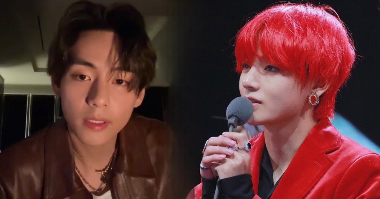 V Shares The Important Reason That He Must Wear Red Clothes