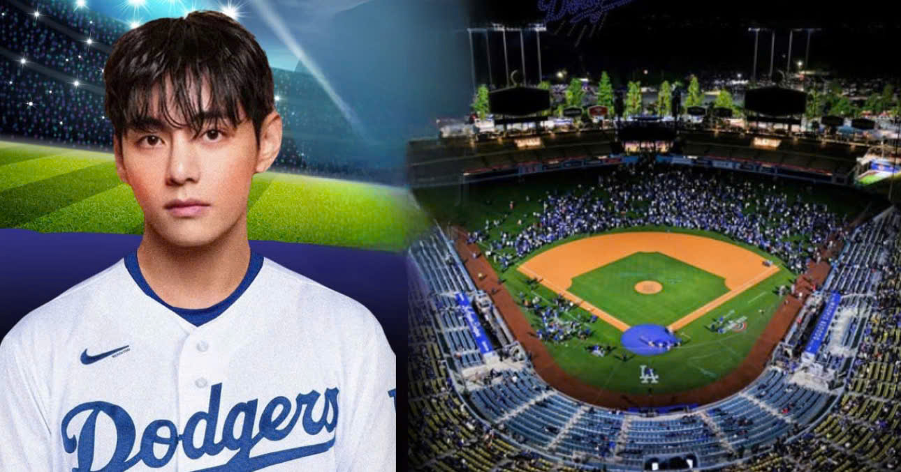 Netizens Amazed By Fan Support Projects For V’s First Pitch At Dodger ...